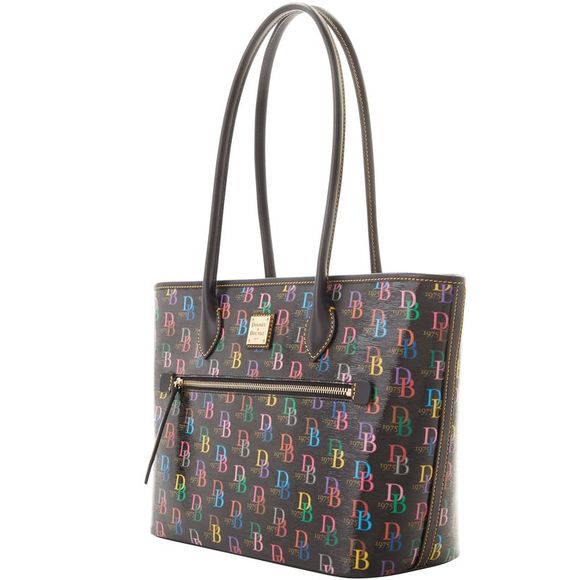 Dooney & Bourke | Bags | Dooney Bourke Db75 Multi Tote Black | Poshmark